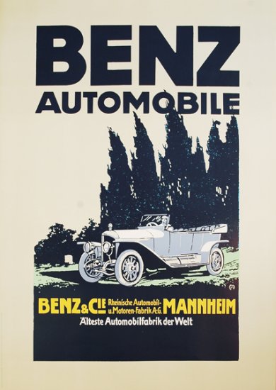 Collector Studio - Fine Automotive Memorabilia - 1910 Daimler AG "Benz ...