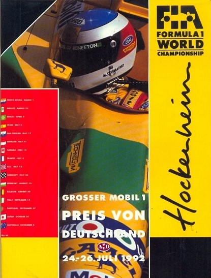 Collector Studio - Fine Automotive Memorabilia - 1992 German GP event ...