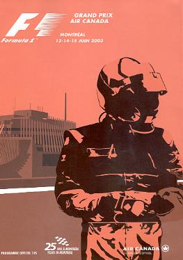 Collector Studio - Fine Automotive Memorabilia - 2003 Canadian GP poster