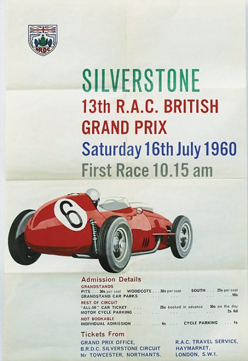 Collector Studio - Fine Automotive Memorabilia - 1960 British GP at ...