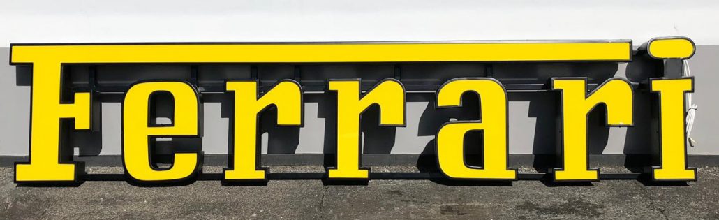 Collector Studio - Fine Automotive Memorabilia - 1990s FERRARI script ...