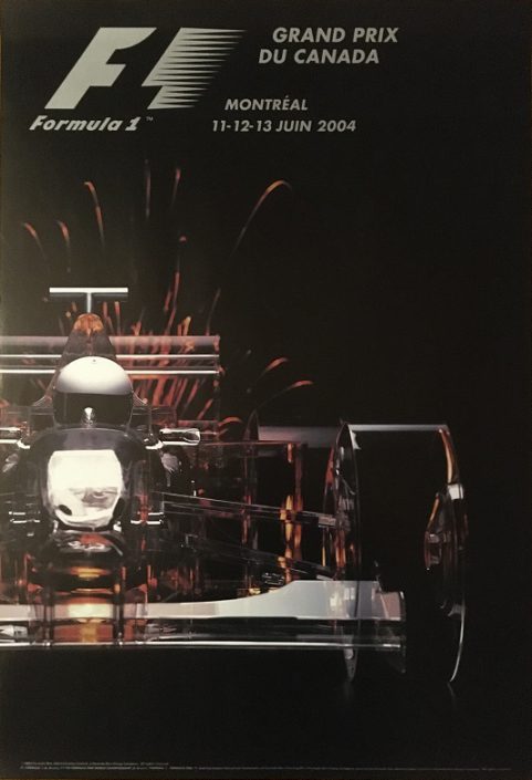 Collector Studio - Fine Automotive Memorabilia - 2004 Canadian GP poster