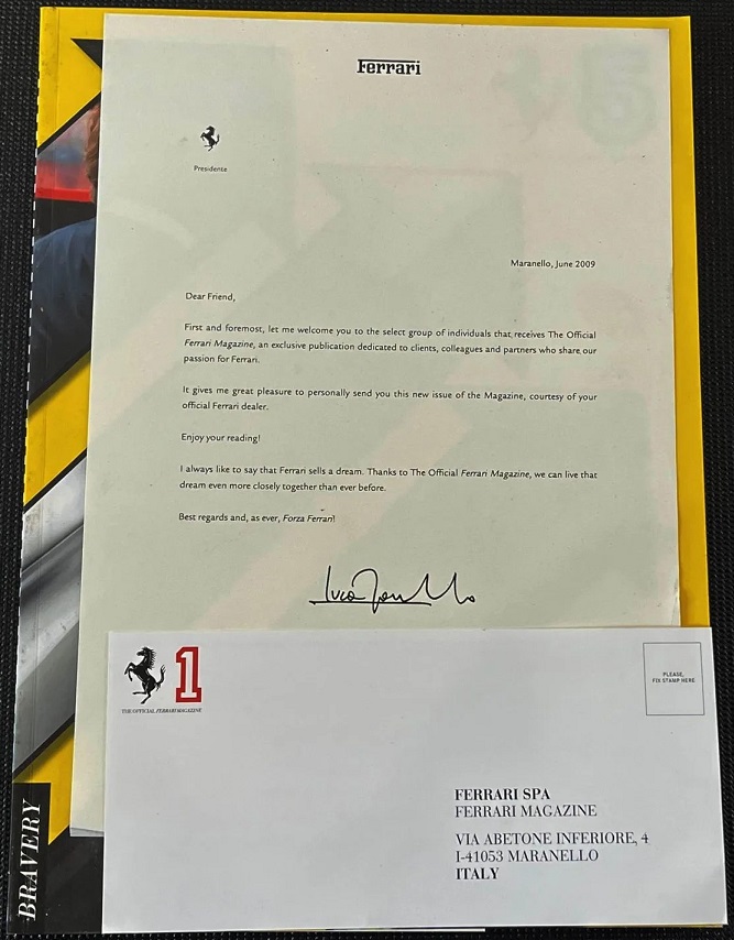 Collector Studio - Fine Automotive Memorabilia - 2009 Ferrari Magazine ...