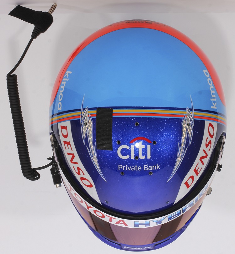 Collector Studio - Fine Automotive Memorabilia - 2019 Fernando Alonso Le Mans Win helmet
