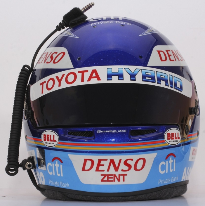 Collector Studio - Fine Automotive Memorabilia - 2019 Fernando Alonso Le Mans Win helmet