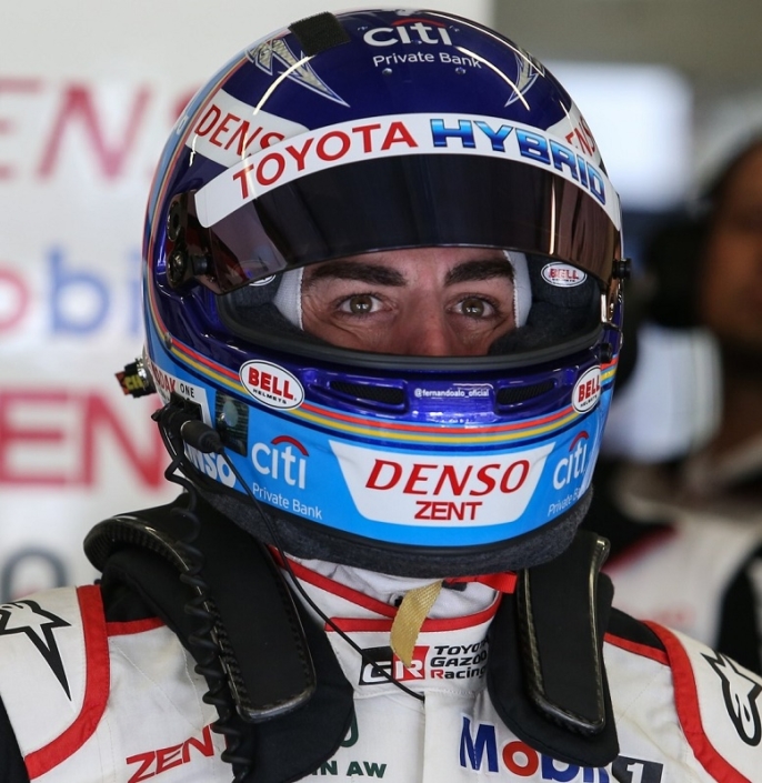 Collector Studio - Fine Automotive Memorabilia - 2019 Fernando Alonso Le Mans Win helmet